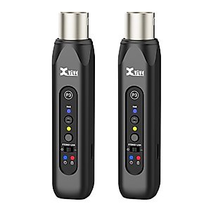 Xvive P3D Wireless XLR Bluetooth Receiver Bluetooth for Mixer, Active PA Systems,DJ Systems (P3D Stereo XLR)