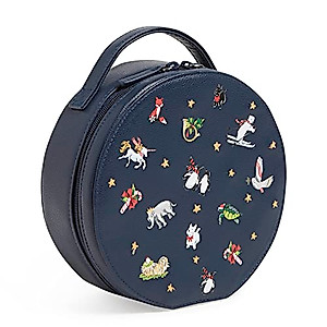 Vera Bradley Women's Novelty Cosmetic Makeup Organizer Bag, Snow Globe Motifs, One Size