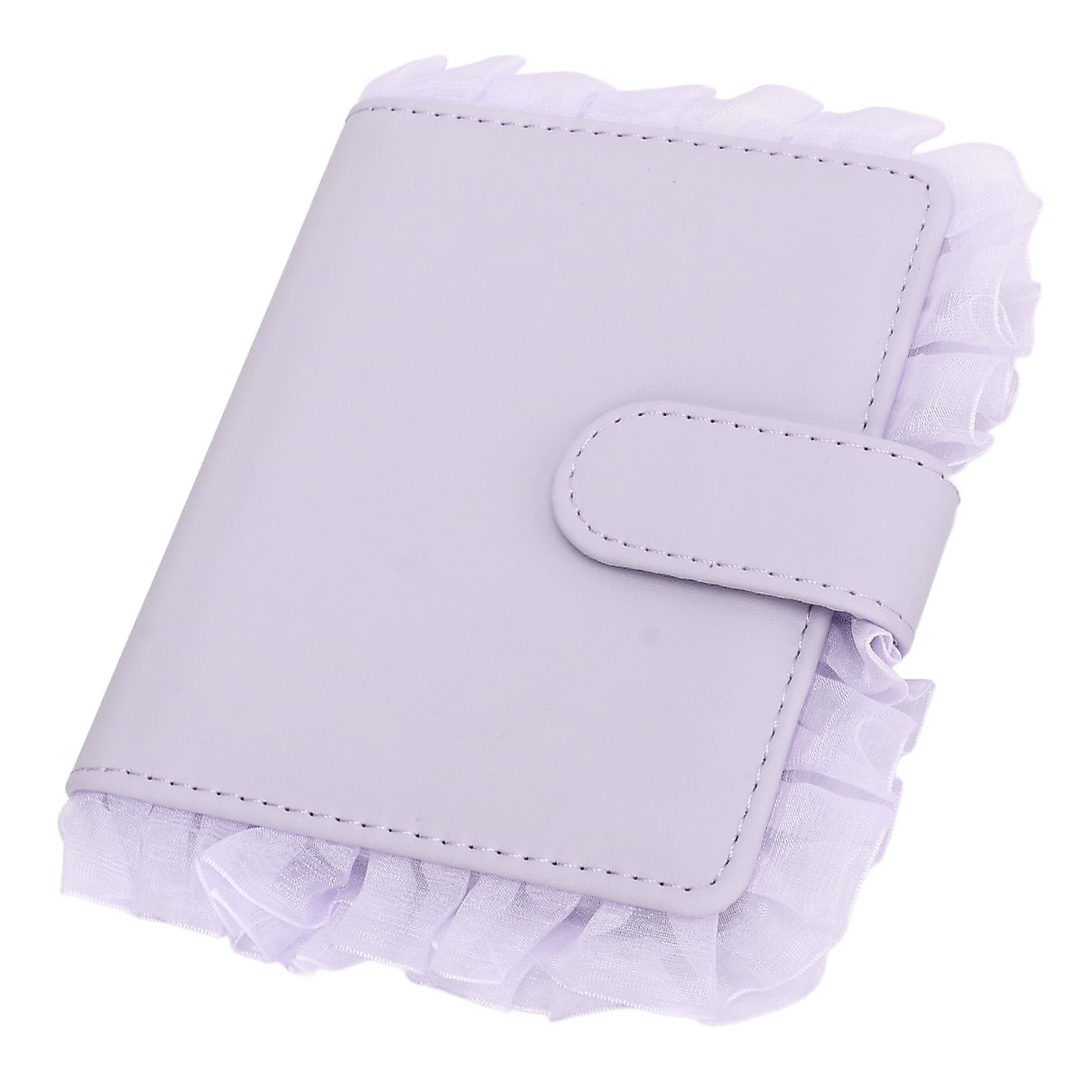 Camera Picture Holder, Universal Mini Film Photo Album with Cute Lace for Display (Purple)