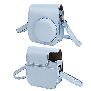 Qinlorgo Camera Bag, Skin Friendly High Load Bearing Camera Case Antiscratch with Photos Frames for Mini 12 (Blue)