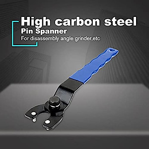 Adjustable Grinder Spanner Wrench (Pack of 2) Compatible with Ma-kita Bo-sch Angle Grinder (10-30mm) Universal Lock-Nut Pin Wrench SEWA20