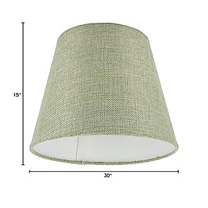 Replacement Barrel on Light Tapered,lampshades Bulb Decorative Office Cm Shade, Shade: Pendant Bedroom Green Room Linen Clip Lampshade Small Desktop Chandelier Lamp