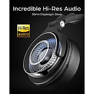 OneOdio Monitor 60 Professional Studio Headphones - Recording Wired Over Ear Headphones, Hi-Res Audio, Soft Comfortable Earmuffs, 6.35mm (1/4") Adapter for Tracking Mixing DJ Mastering Broadcast