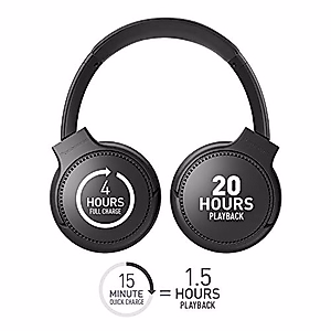 Panasonic RB-M700B Deep Bass Wireless Bluetooth Immersive Headphones with XBS DEEP, Bass Reactor and Noise Cancelling (Black)