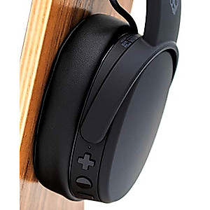 Earpadz Replacement for Skullcandy Crusher Earpads, Wireless Headphone Accessories, Protein Leather Ear Pad Cushion Parts, Black, 1 Pair