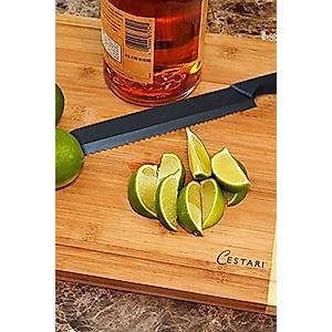 Wooden Cutting Boards for Kitchen: Organic Bamboo Wood Cutting Board with Juice Grooves - Best Wood Cutting Board for Meat & Vegetables - Large Decorative Serving Tray & Wood Cheese Board