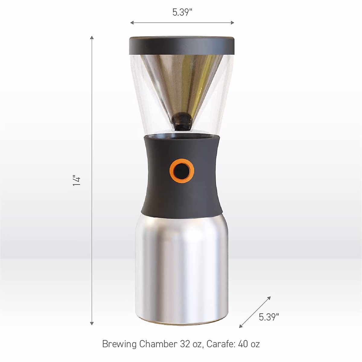 asobu Coldbrew Portable Cold Brew Coffee Maker With a Vacuum Insulated 1 Liter Stainless Steel 18/8 Carafe Bpa Free (Mint Green)…