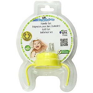 Pacific Baby Baby Bottle Handle Set, Yellow