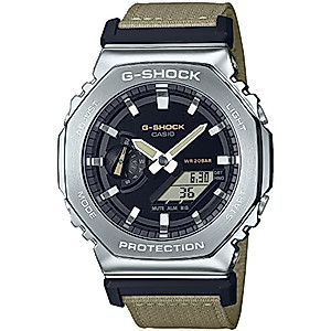 Casio GM-2100C-5AJF [G-Shock (G-Shock) GM-2100 Cloth Band Model] Men's Watch Imported from Japan Feb 2023 Model green