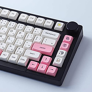 Hyekit Keycaps 137 Keys Dye-Sublimation Keycaps XDA Profile Japanese Keycaps Cute Keycaps for Cherry Gateron MX Switches Mechanical Keyboards