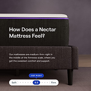 Nectar Premier Queen 13" - Medium Firm Gel Memory Foam Mattress - 5 Layers of Comfort - Dual Action Cooling Tech - 365-Night Trial - Forever Warranty, White