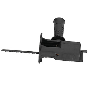 Saw Drill Attachment, Reciprocating Saw Attachment for Cordless Drill with 3 Blades for Metal Wood Cutting Hand Wood Metal Cutter Attachment Drill Saw Attachment Power