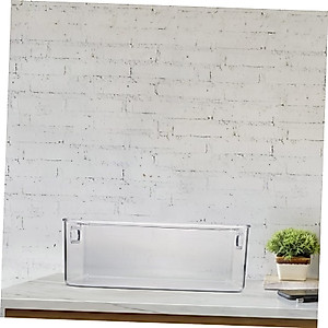 Hoement Home Gadgets Box Box Storage Basket Without Lid Storage Box Books Storage Rack Refrigerator Container The Pet Plastic Containers