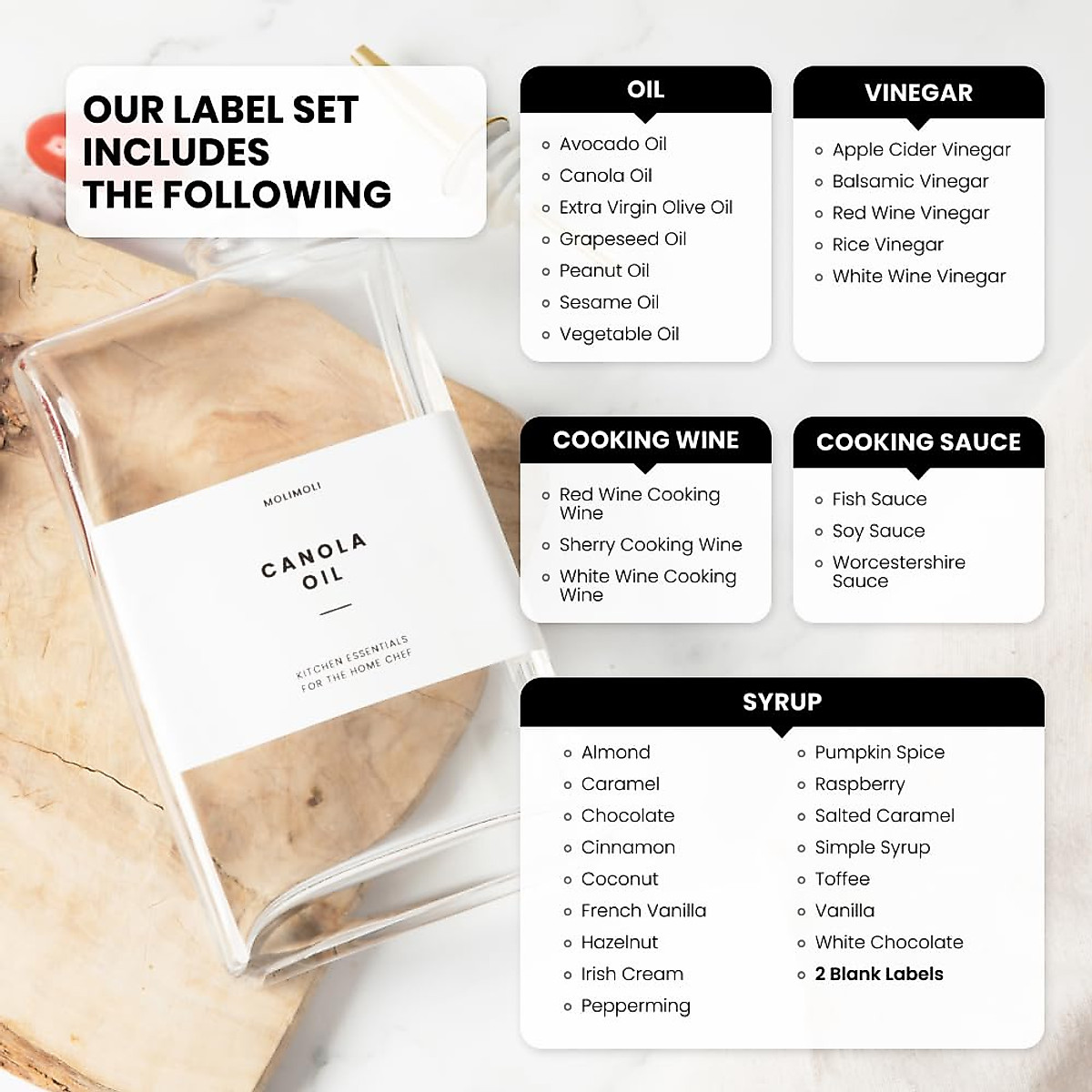 Molimoli Olive Oil Dispenser for Kitchen, Oil and Vinegar Dispenser Set, Glass Olive Oil Dispenser Bottle, Soy sauce dispenser, coffee syrup bottles | Set of 2 - Gold Oil Dispenser