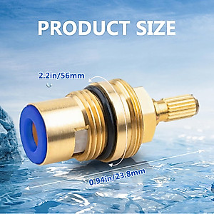 Faucet Cartridge Replacement for Hansgrohe 94008000 94009000, Replacement Faucet Cartridge Compatible with Hansgrohe Faucet, Cold Hot kitchen Faucet Cartridge