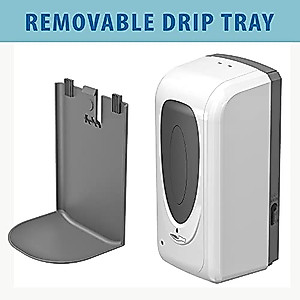 iTouchless Sensor Sanitizer Dispenser with Wall Mount, 1000 ml Capacity, Accommodates Gel, Liquid, Alcohol, Touchless and Automatic for Enhanced Hygiene in Lobbies, Stores, Schools, Healthcare