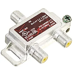 Verizon FiOS 2 Way MoCA 2.0 Splitter PDI-2WWB-2.0 3.5dB with Screw Set