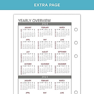 2022 Monthly Planner Refill by AT-A-GLANCE, 87129 Day-Timer, 3-3/4" x 6-3/4", Size 3 (063-685Y)