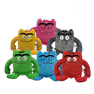 Monster Plush Toys, My Emotional Little Monster Cartoon Doll, Blue/red Monster Plush Toy, Color Plush Doll Set-1set