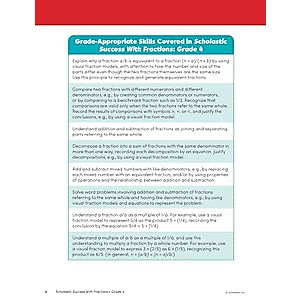 Scholastic Success with Fractions Grade 4 Workbook