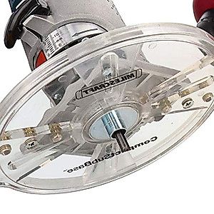 Milescraft 1228 Metal Bushing Set - 11 pc. Router Template Guide Set – Fits Porter Cable Style Router Sub Bases - Universal