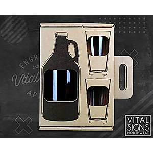 Alterd Industries Welder Gifts - Fabricator | Fabrication | Welder Accessories | Welding gifts | Welder | Gifts for welder | New dad gifts | Father's Day gift (Single Pint Gift Box, Welding Flames)