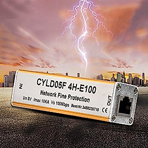 5V Power Supply Lightning Protection RJ45 RJ11 Adapter Ethernet Network Surge Protector