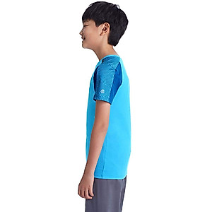 C9 Champion boys Premium Short Sleeve T Shirt, Active Blue, Medium US