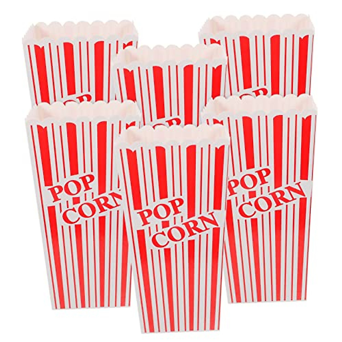 Disposable Popcorn Bags Popcorn Cups Disposable 30 Pcs Popcorn Popcorn Bucket Large Paper Carnival Popcorn Bags