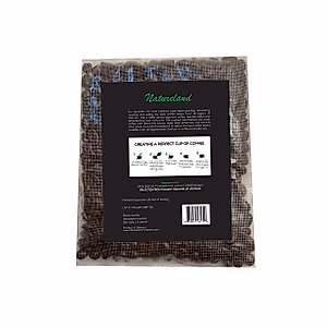 Natureland Wild Kopi Luwak Coffee Whole Beans, Freshly Made Wild Civet Arabica Coffee Bean, Dark Roast Kopi Luwak Coffee Gifts, Produce in best regions of Vietnam, 4oz /113 grams, Civet Coffee, Luxury Cat Poop Coffee.