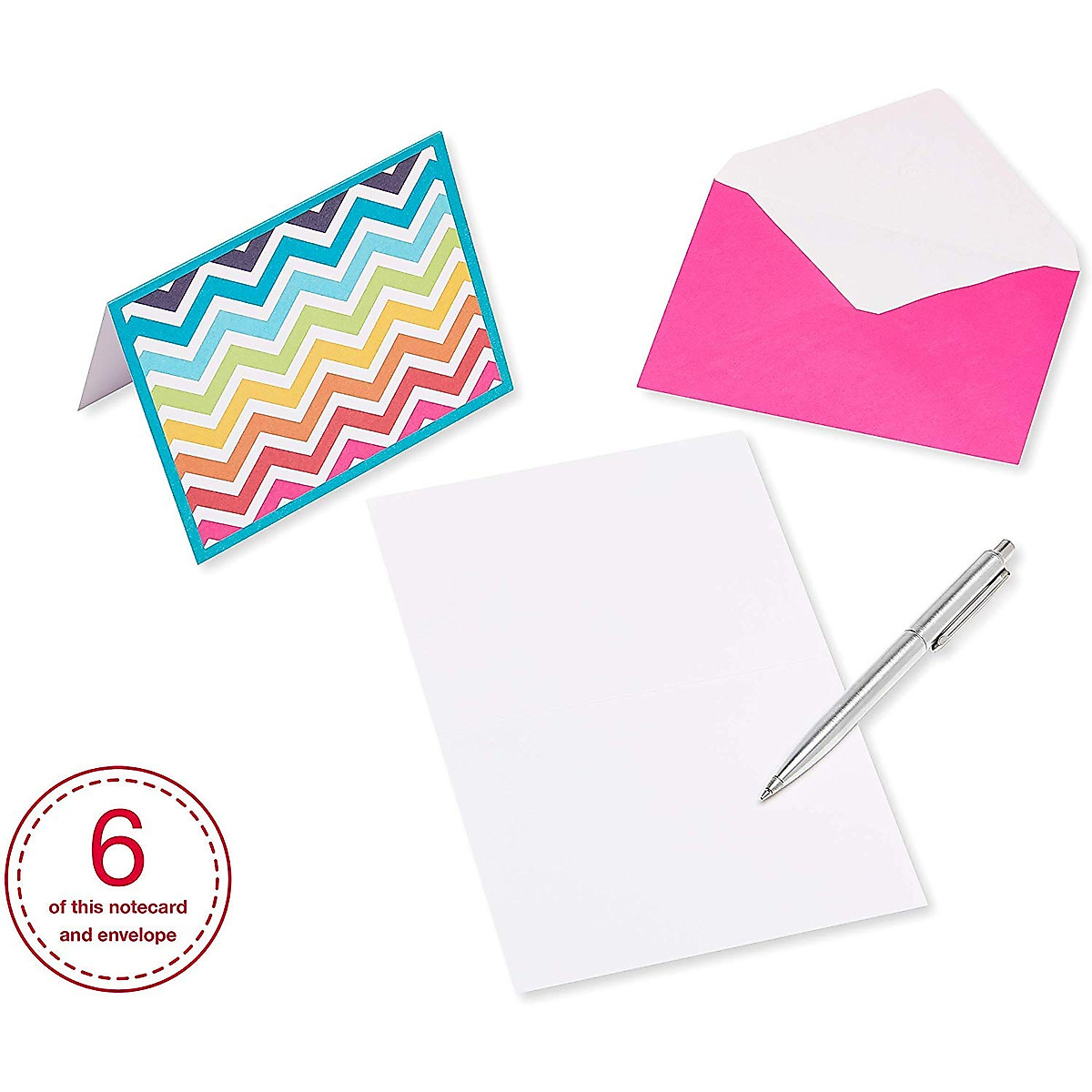 American Greetings Blank Cards Assortment with Envelopes, Bright Patterns (30-Count)