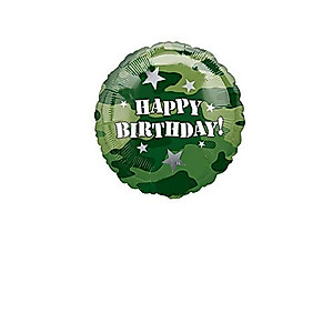 Army Tank Camouflage Party Supplies Birthday Balloon Bouquet Decorations