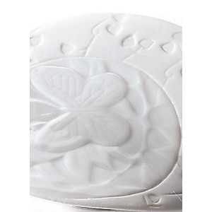 LLADRÓ Garden Aperitif Chopsticks Hold Plate. Porcelain Chopsticks Plate.