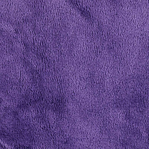 Shannon Minky Solid Cuddle 3 Amethyst, Fabric by the Yard