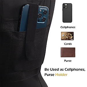 lilcreek Womens Concealment Tank Top Undercover Concealed Gun Holster Shirt Concealed Carry Clothing CCW Tactical Holster Concealed Handgun Cami Top Black