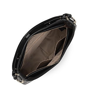 LANCASTER Foulonne Milano Large Shoulder Bag - Black