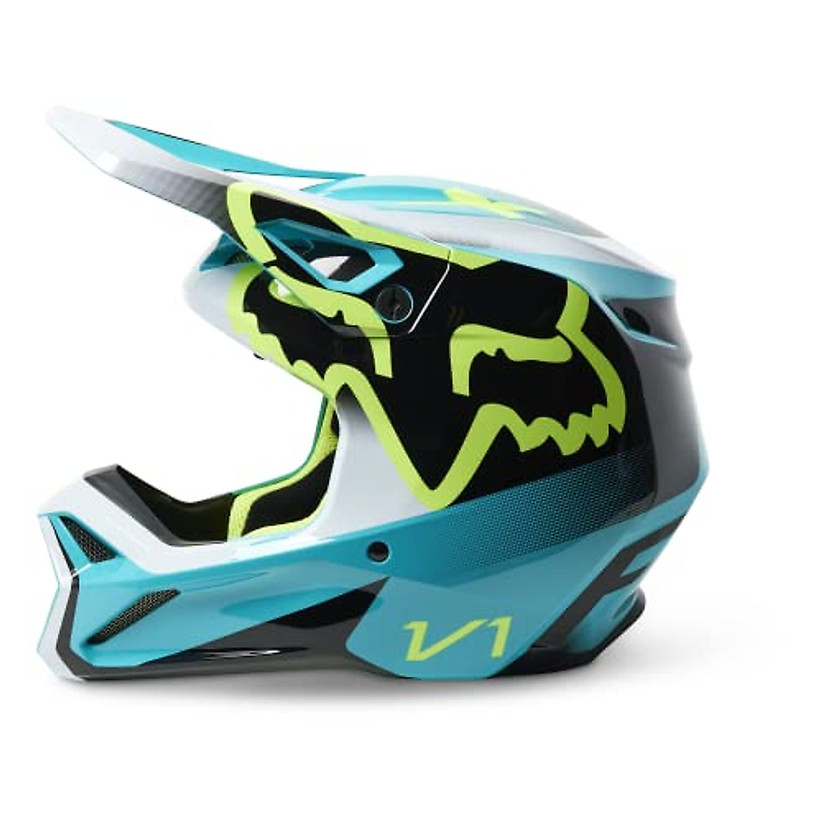 Fox Racing V1 Motocross Helmet, LEED Teal, Medium