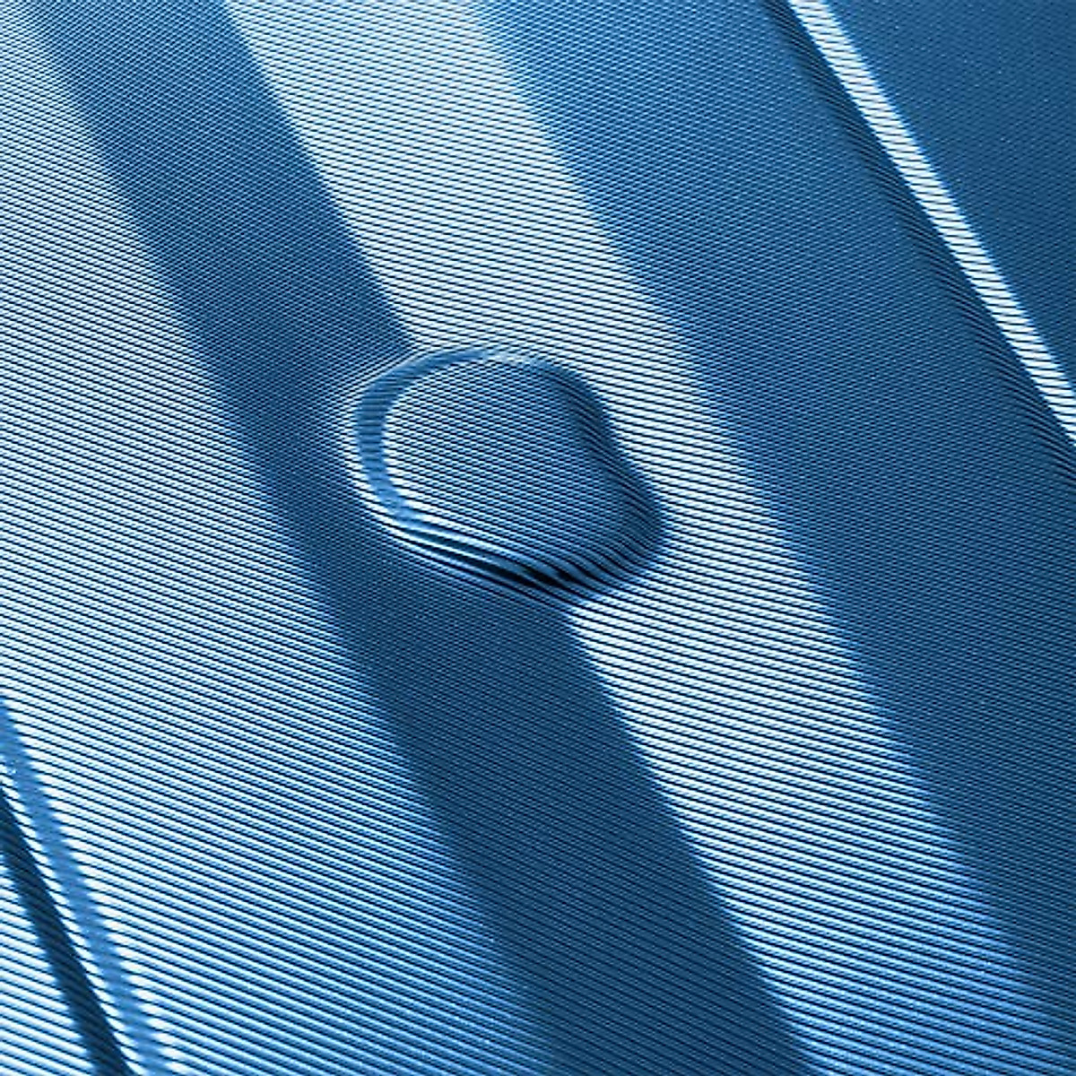 Delsey Luggage Comete 2.0 Medium Checked Luggage, Hard Case Expandable Spinner (Steel Blue)