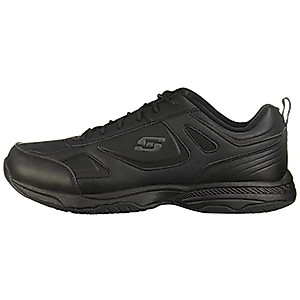 Skechers Men's Dighton Athletic Work Food Service Shoe, Black, 9.5 Wide