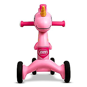 Radio Flyer Lil' Racers: Sparkle The Unicorn Ride on Toy, for Ages 1-3
