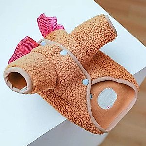 YiQ RiC Christmas Dog Clothes Dog Christmas Jacket Dog Cold Weather Coats New Year Clothes for Dog Pet Shirt Cat Shirt Breathable Puppy Vest Printed Snowman Reindeer Santa Claus Soft Outfit