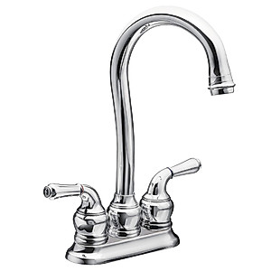 Moen 97557 Monticello Bathroom Sink Faucet Metal Replacement Handle Lever Inserts, Chrome (2-Pack)