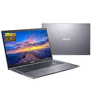 ASUS VivoBook 15 Thin and Light 15.6” FHD Business Laptop 2023, Intel Core i3-1115G4 Up to 4.1GHz Beat i5-1030G7, 12GB RAM, 512GB SSD, USB Type C, Windows 11 +CUE Accessories