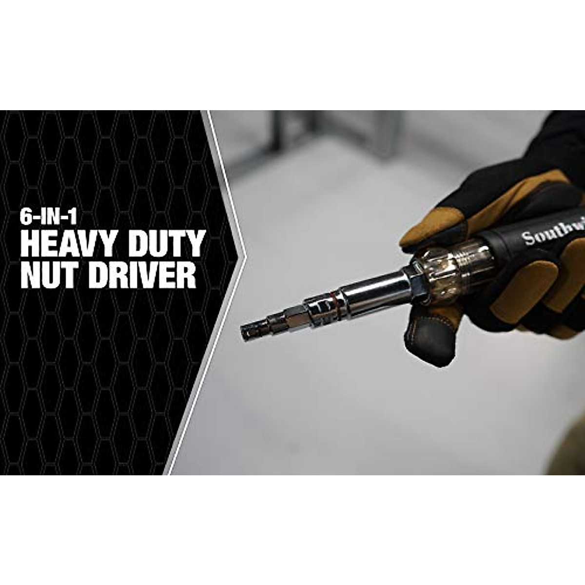 Southwire 65028701 Southwire ND6N1HD 6-in-1 Heavy Duty Nut Driver.