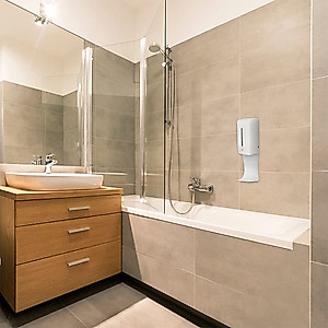 2pcs Plastic Water Tray Soap Dispenser Tray Soap Dispenser Water Tray Wall Soap Rack Dispenser Catch Tray Soap Dispenser Drip Tray Wall Mount Touchless Foam Water Drop Drinks White