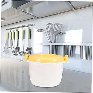 NAMOARLY Microwave Rice Cooker and Food Container Versatile Rice Cooker with Cup Capacity for Home Use Ideal for Cooking Rice Pasta and Vegetables