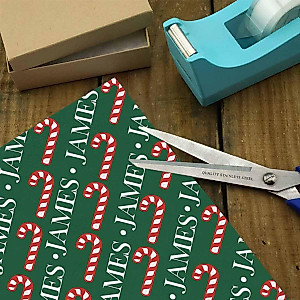 Artsadd Personalized Christmas Wrapping Paper Rolls for Boys&Girls Kids Adults, Custom Gift Wrapping Paper Roll 58 x 23 Inches