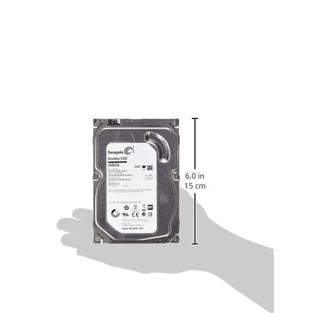 Seagate Barracuda 3.5 Inch 2Tb 7200 Rpm 64Mb 6Gb/S Internal Sata Drive OEM