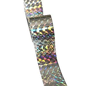 GOETOR Bird Scare Tape Ribbon Flash Double Sided Reflective Ribbon 298 Feet