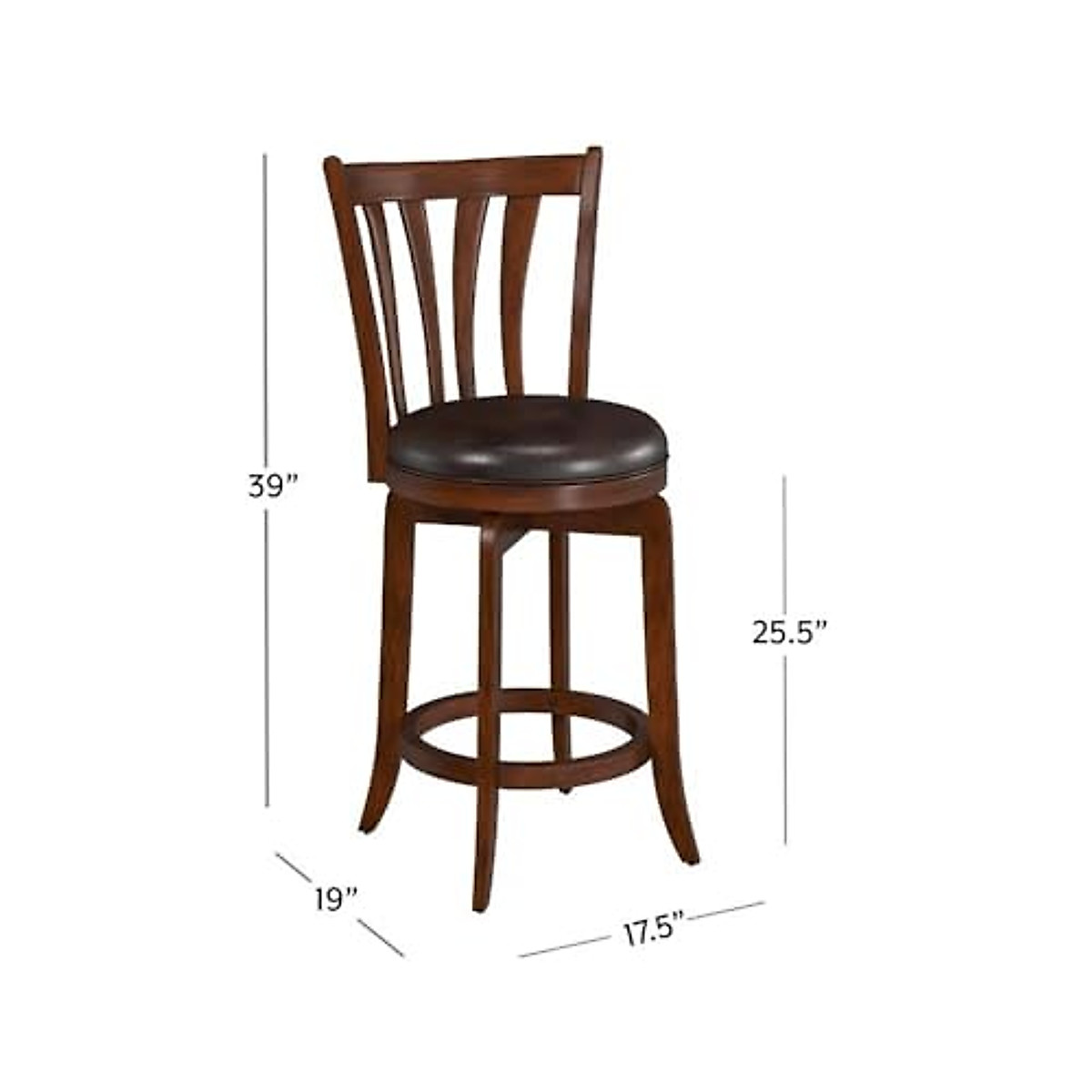 Hillsdale Savana Swivel Stool, Counter, Cherry